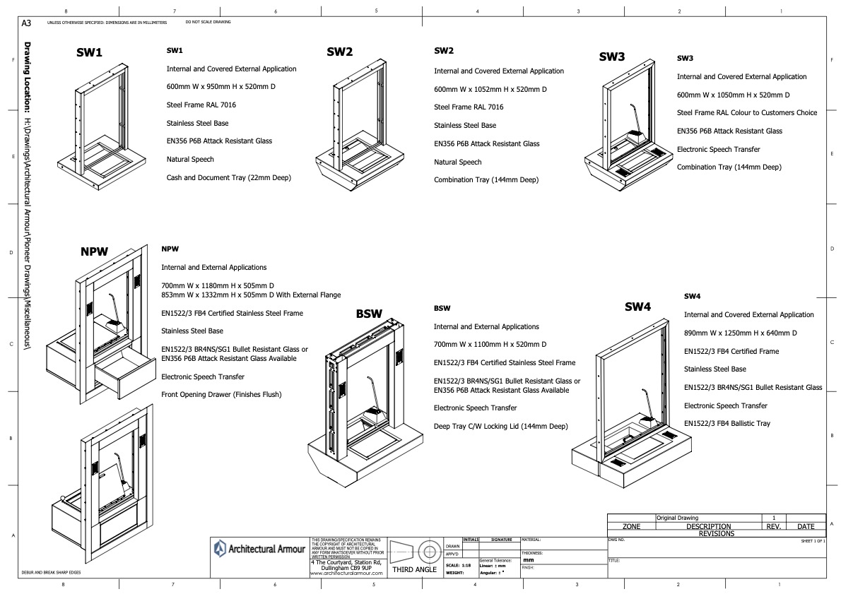 Architectural Armour News